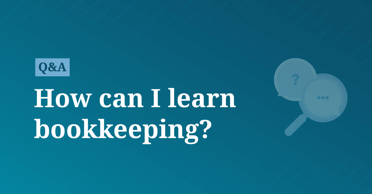 How can I learn bookkeeping?