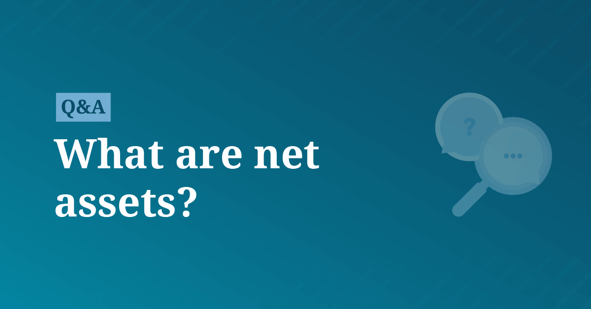 What are net assets?