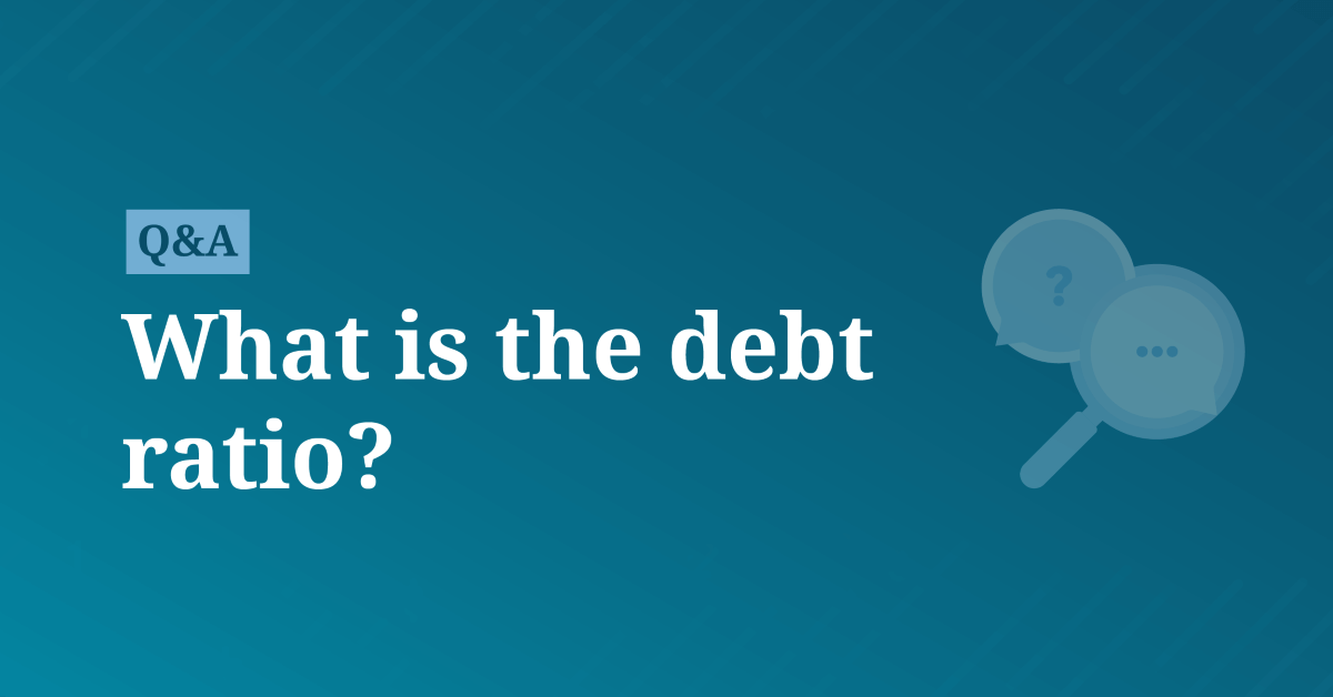 What is the debt ratio?